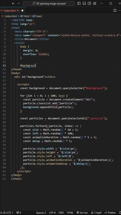 Dynamic Animated Background Html Css And Javascript Coding Atlas Youtube 8159