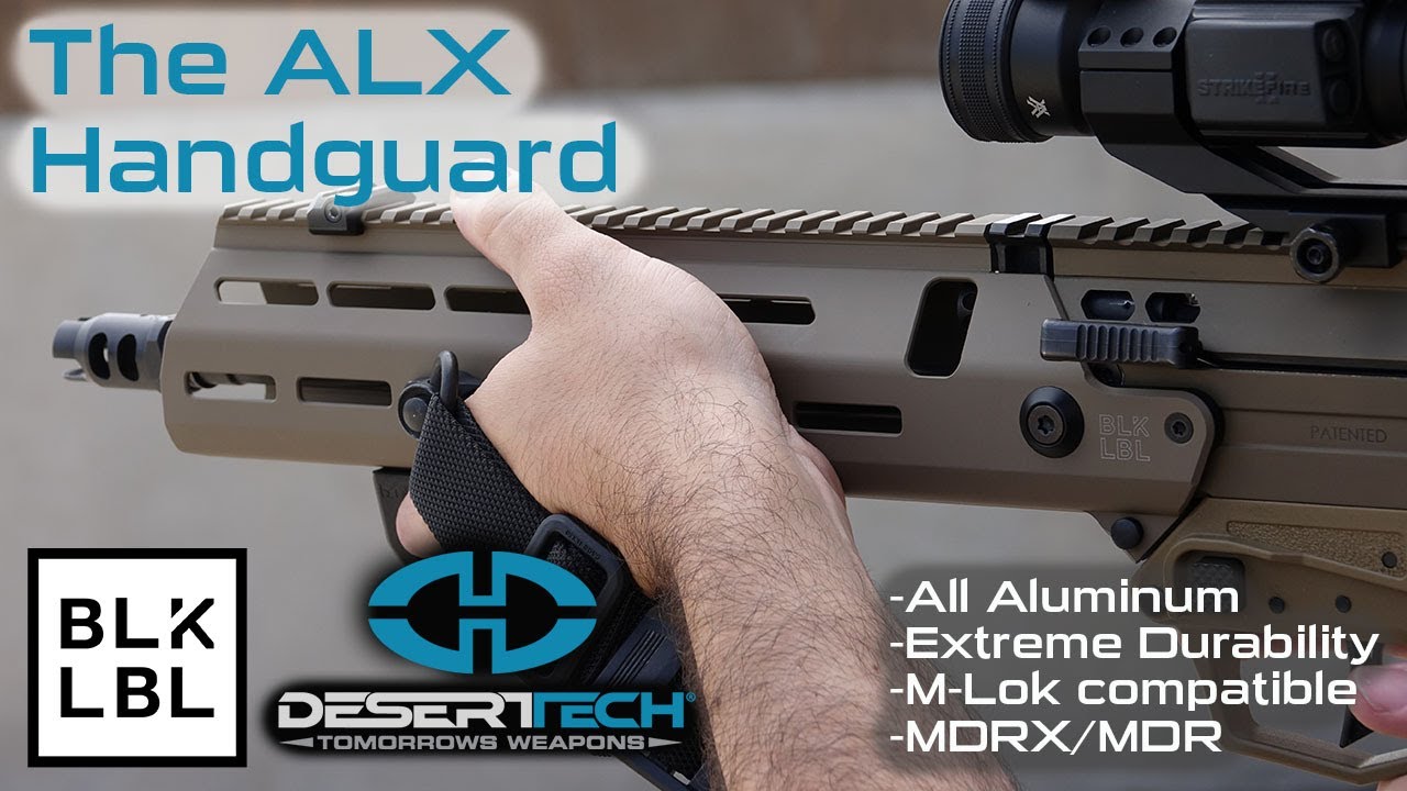 The ALX handguard for the Desert Tech MDRX - YouTube