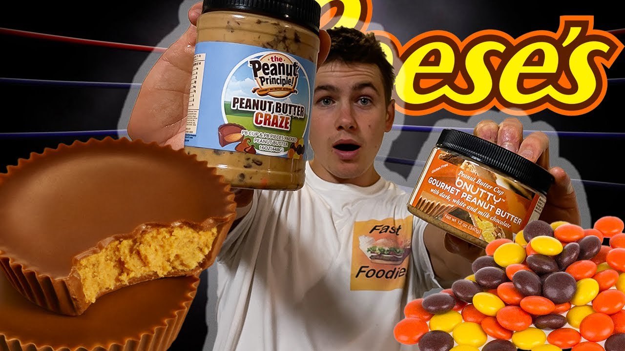 CHOCOLATE PEANUT BUTTER BATTLE! Peanut Principle's PB Craze vs Bnutty's ...
