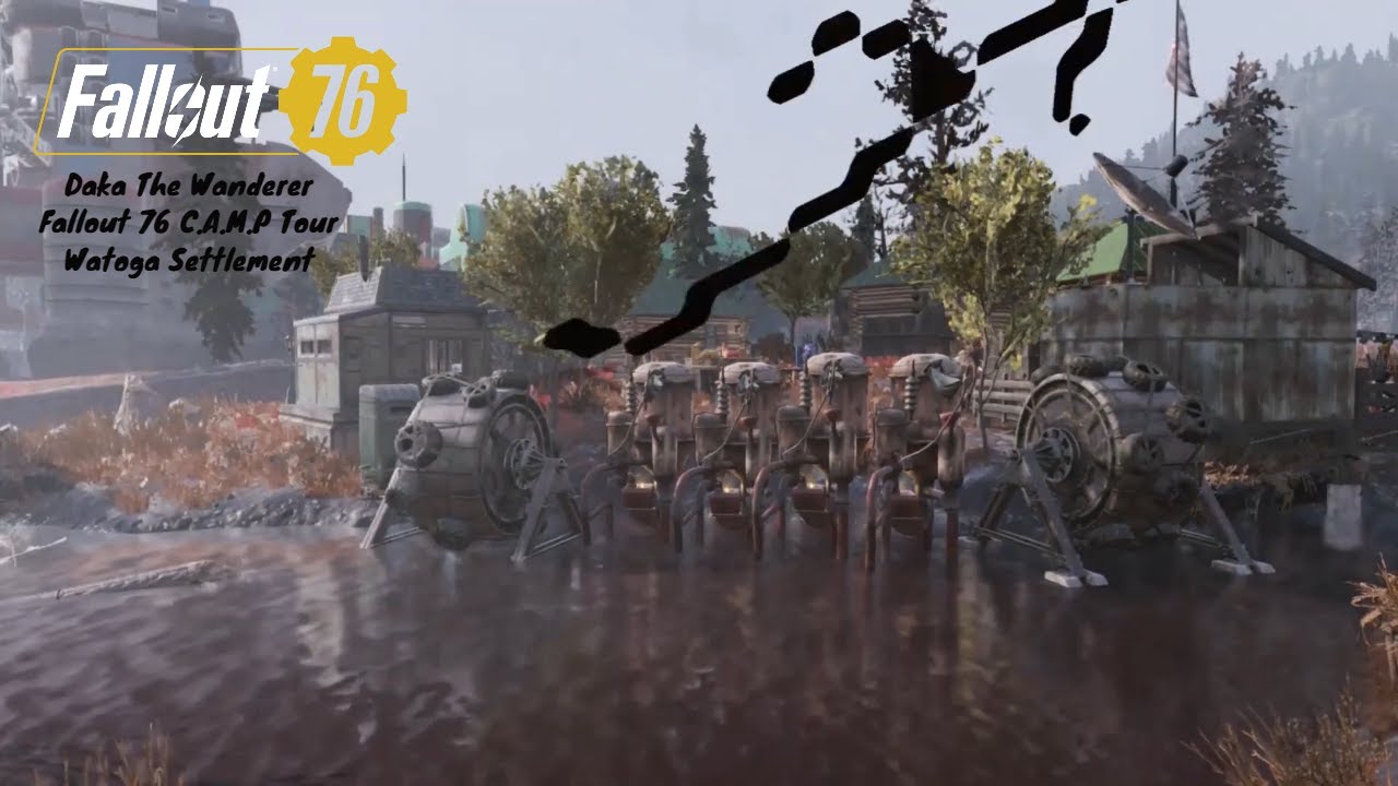 Watoga Settlement | Fallout 76 C.A.M.P - YouTube