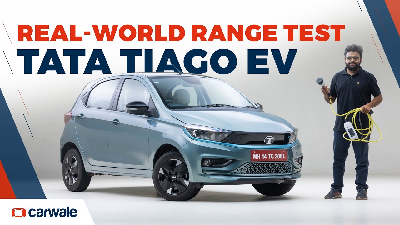 Tata Tiago EV Range Tested - 312km In a Single Charge? | CarWale - YouTube