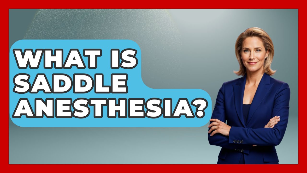 What Is Saddle Anesthesia? - Pain Medicine Network - YouTube