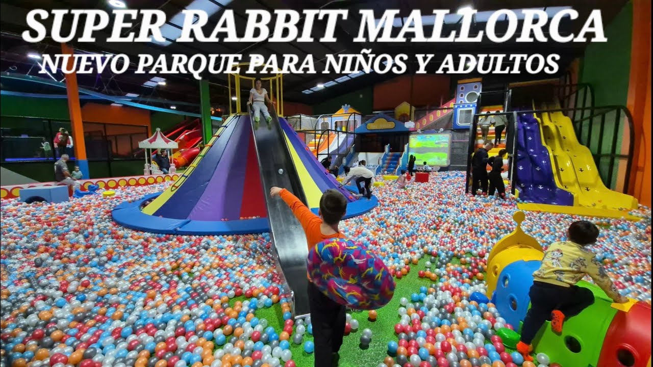 Super RABBIT MALLORCA. Parque de juegos para niños y adultos - YouTube