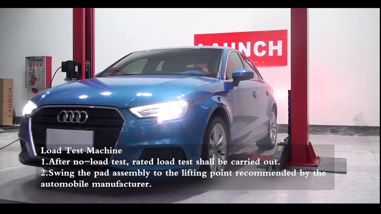 INSTALL Launch TLT235SB Economical Floor Plate Two Post Lift - YouTube