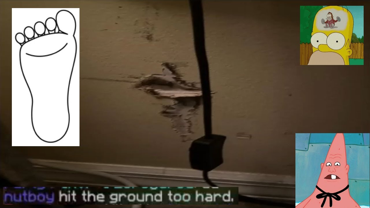 hank puts his whole foot through the wall! [challenge mode fail] | mega ...