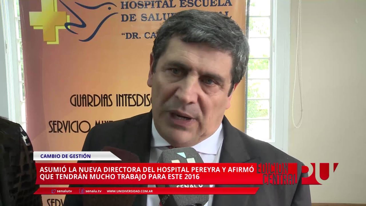 Nueva dirección en el Hospital Pereyra - YouTube
