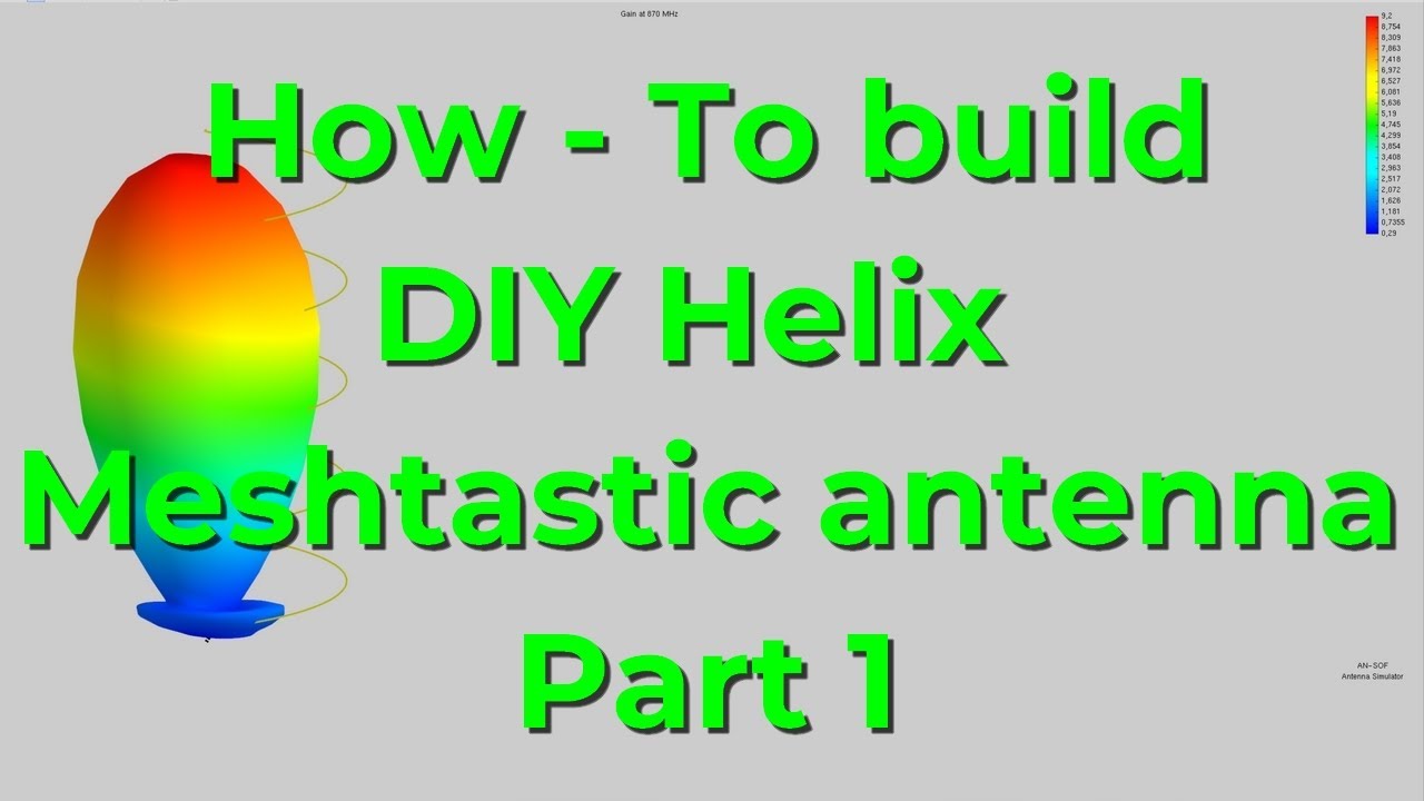 How to build your own DIY helix antenna for Meshtastic Part 1 - YouTube