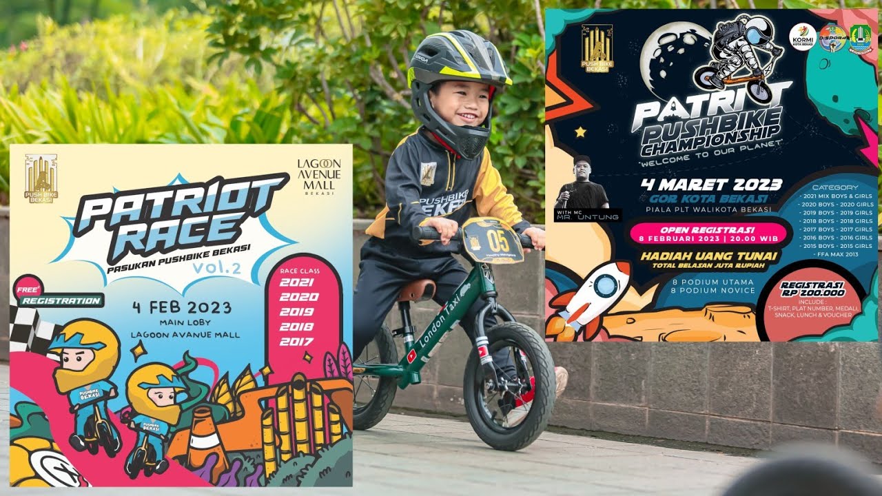 INTERNAL RACE PUSHBIKE BEKASI | Balance Bike Competition Lagoon Avenue ...