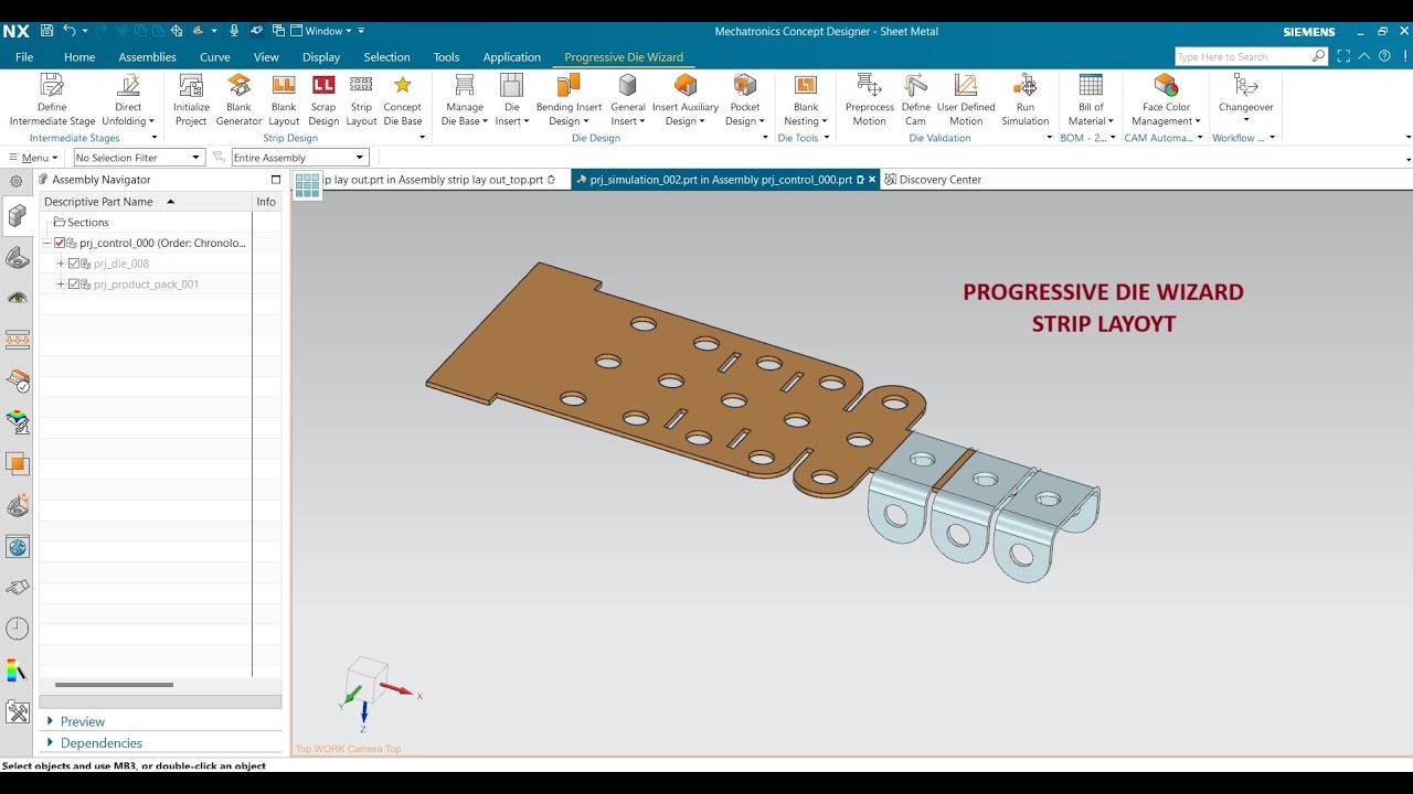 HOW TO MAKE STRIP LAYOUT IN NX - YouTube