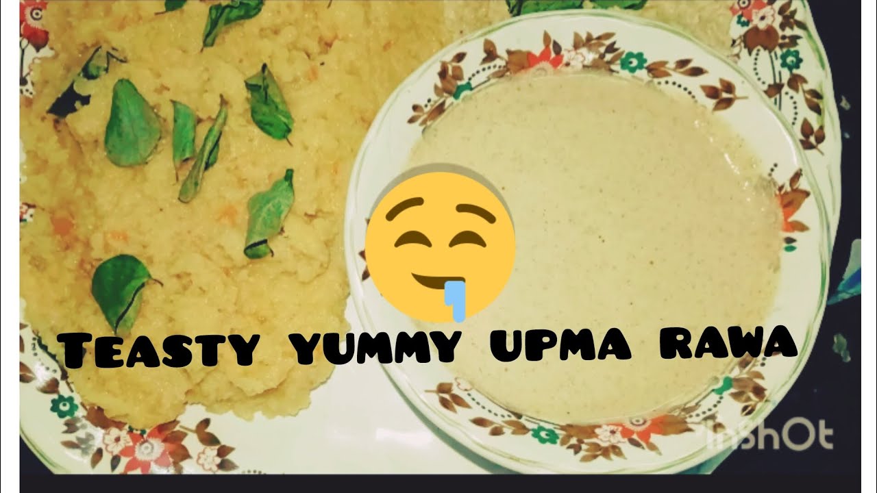 upma rawa recipe quick recipe for breakfast healthy and teasty - YouTube