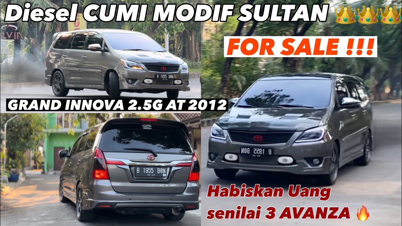 MODIF MOBIL HABIS 3 avanza FOR SALE : INNOVA DIESEL AT 2012 # ...
