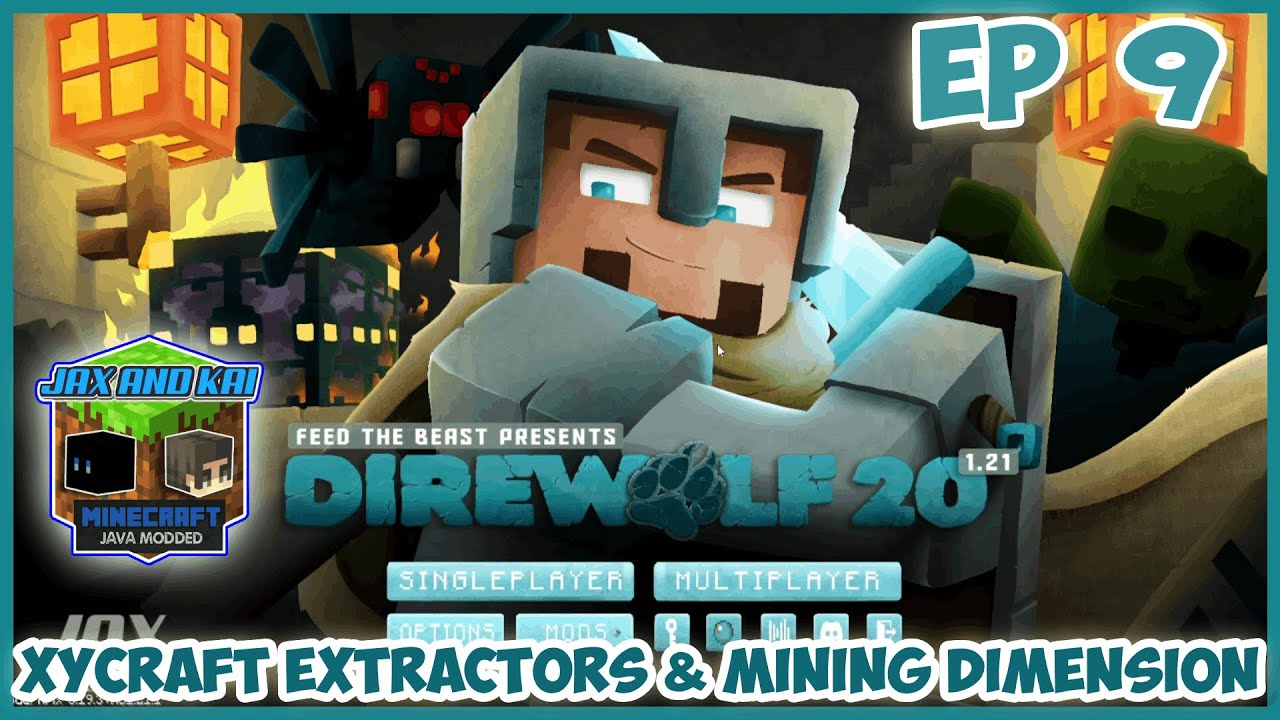 💥XyCraft Extractors Plus Mining Dimension🔥 | Jax and Kai Play ...