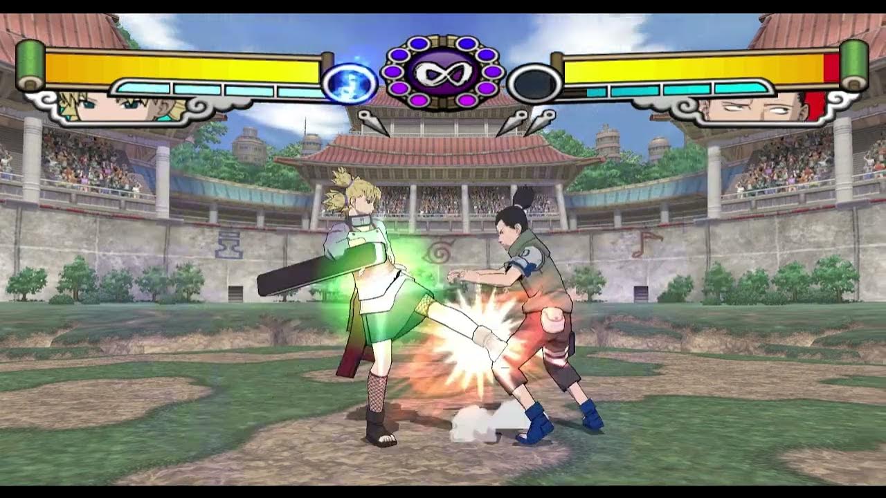 Super Naruto Gekitou Ninja Taisen! 4 Termari vs Shikamaru - YouTube