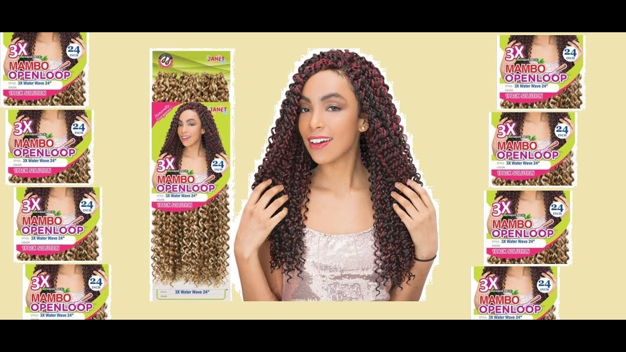 JANET COLLECTION ONE PACK SOLUTION 3X MAMBO OPEN LOOP WATER WAVE ...