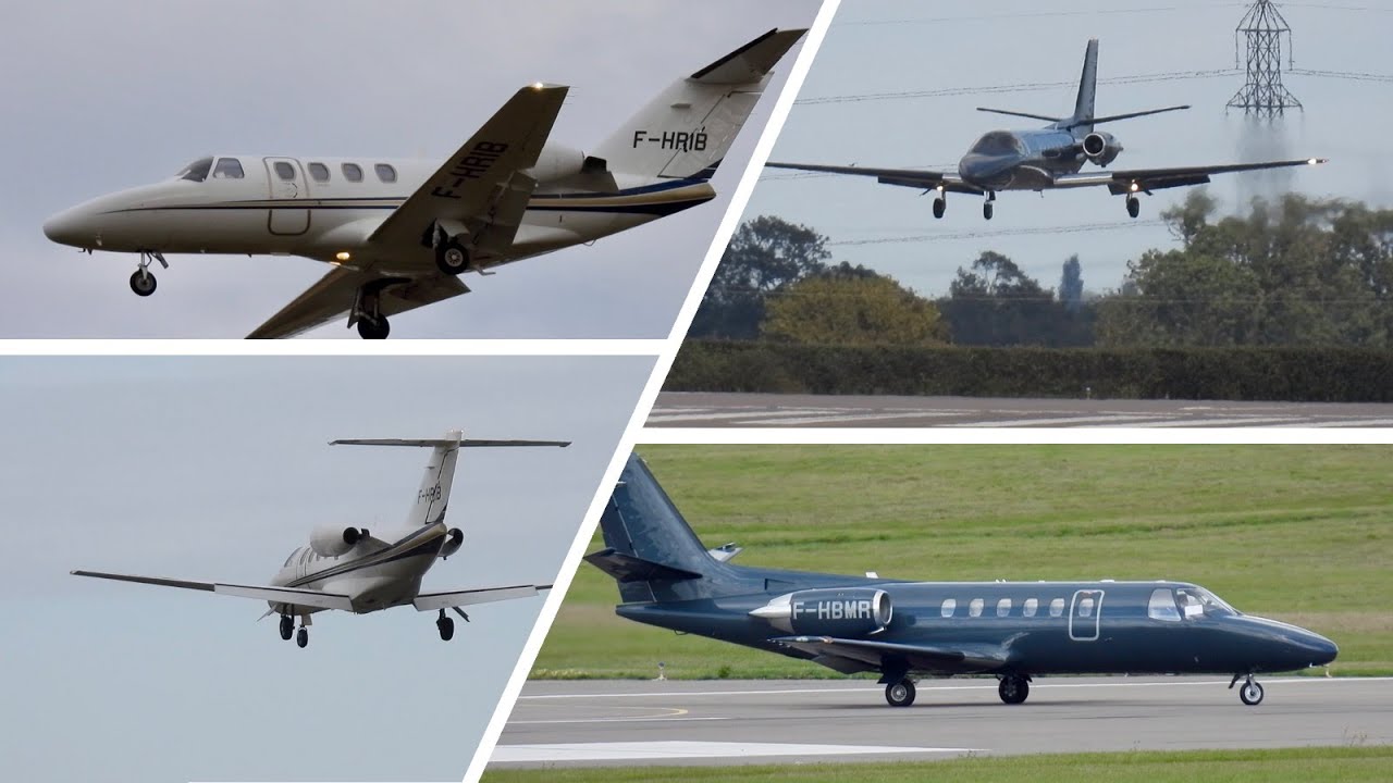 White-n-Black | VallJet Cessna 525 CitationJet F-HRIB and Cessna 550 ...