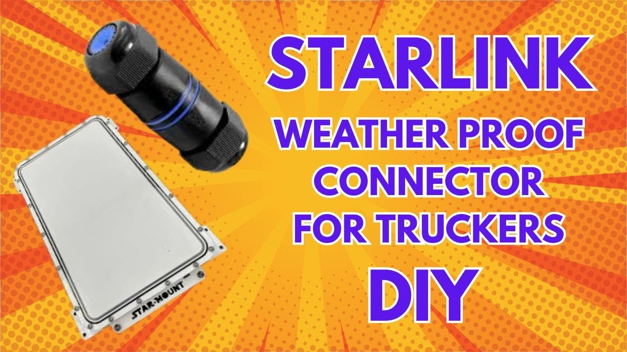 Truckers' Guide: DIY Weatherproof RJ45 Conversion for Starlink Cable ...