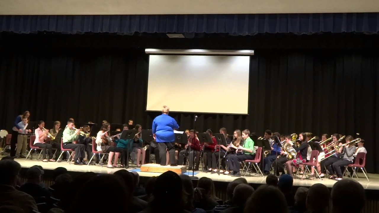 MSE 6th grade band concert "Early Bird March" - YouTube
