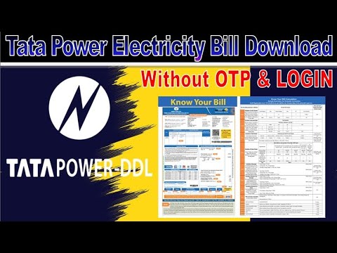 How to download Tata Power duplicate Bill| TPDDL duplicate Electricity ...