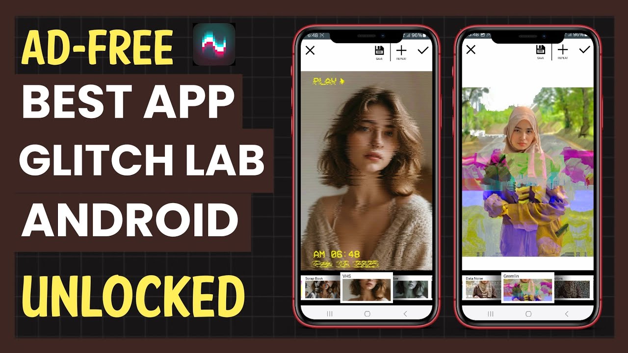 Best Free Glitch Lab App for Android - YouTube