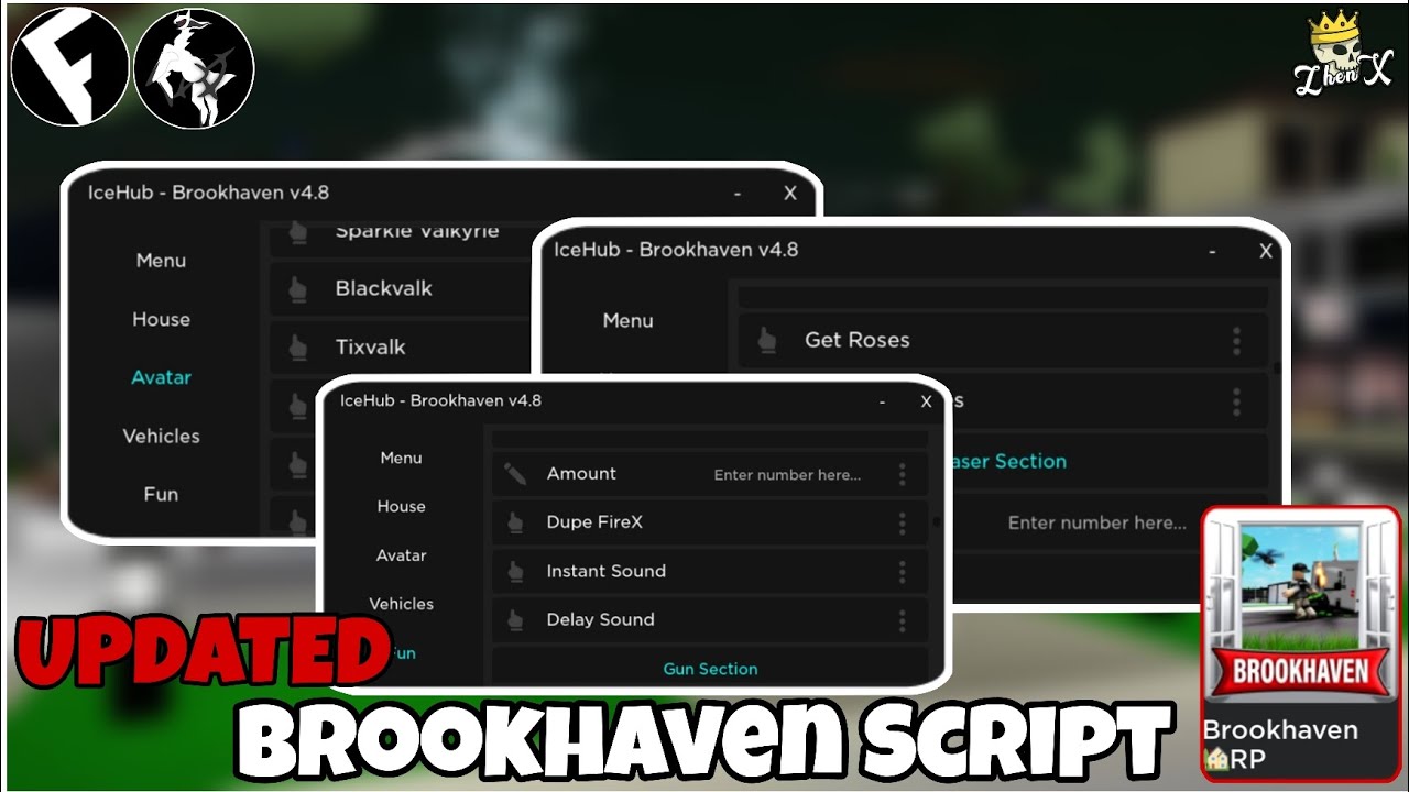 [UPDATED] Brookhaven GUI - ROBLOX SCRIPTS | Fluxus • Arceus X - YouTube