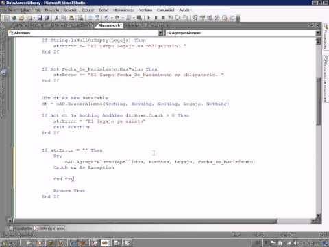 Arquitectura de Software. Programación en 3 capas Parte 9 - YouTube