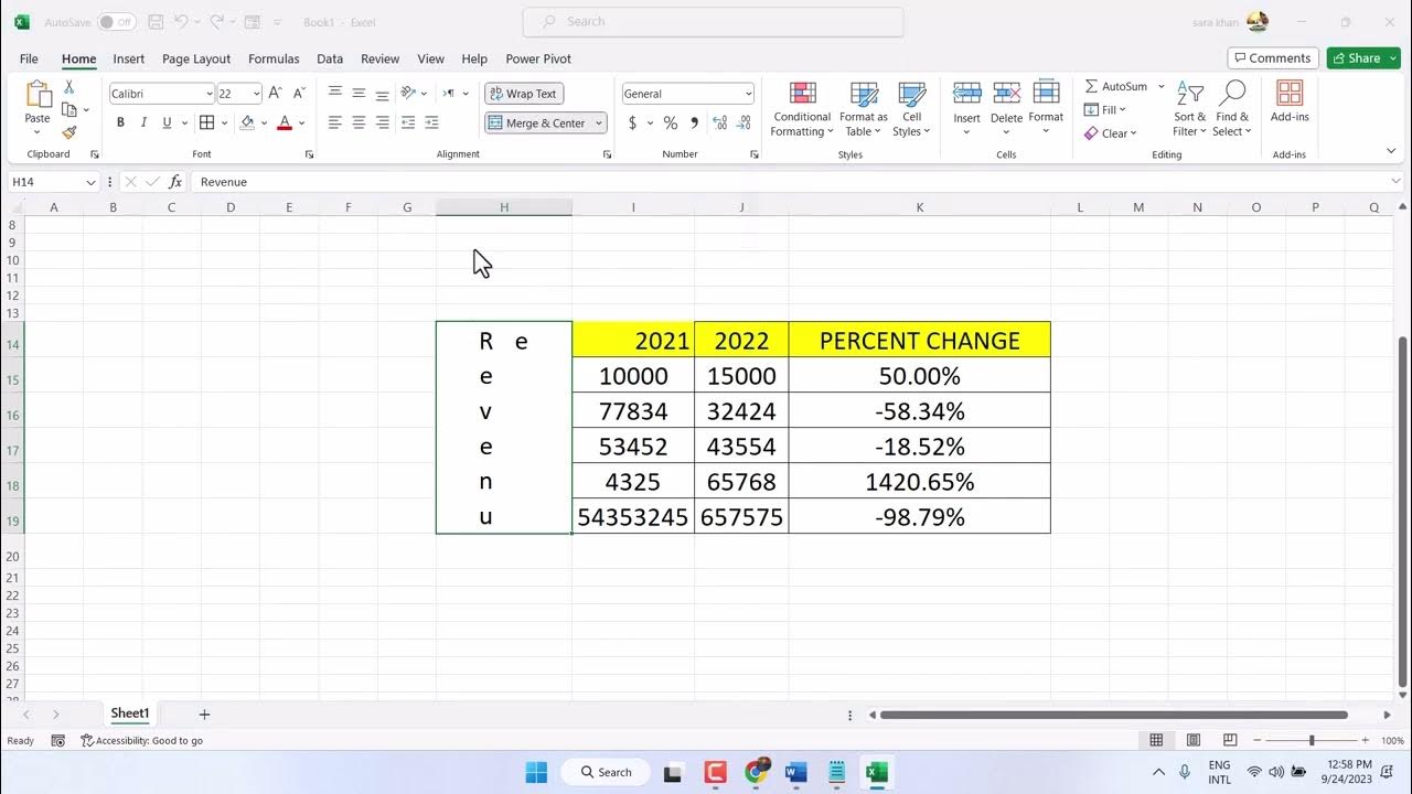 How to Write Vertical Text in Excel - YouTube