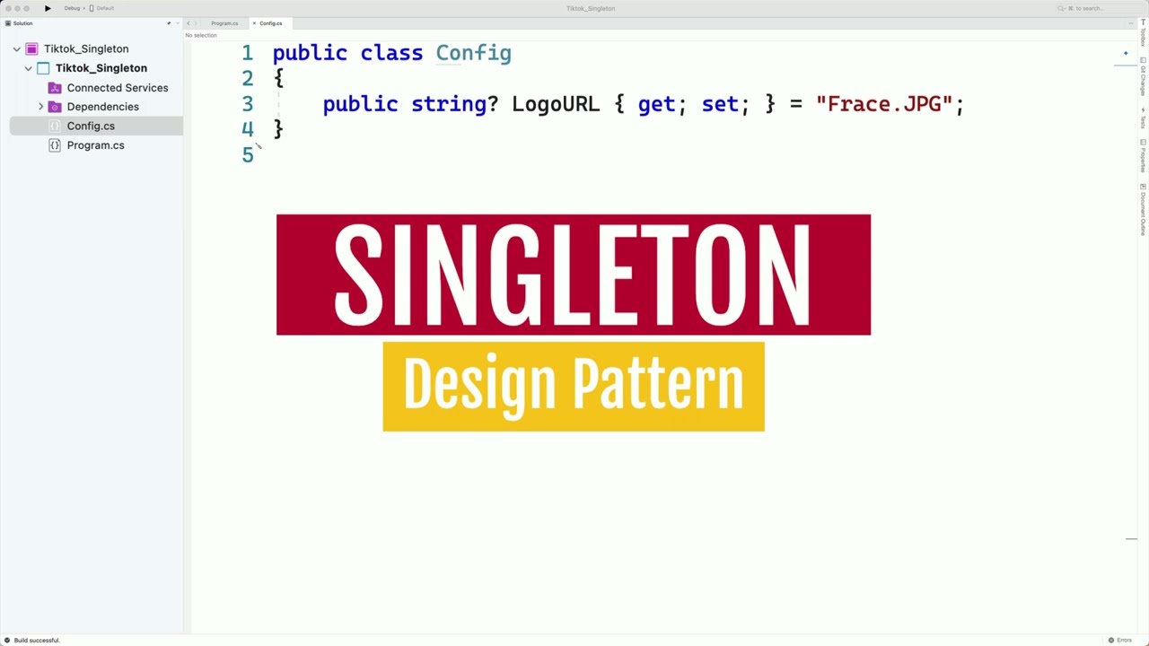 C Singleton Design Pattern Tagalog Tutorial YouTube C Singleton Design Pattern Tagalog Tutorial YouTube