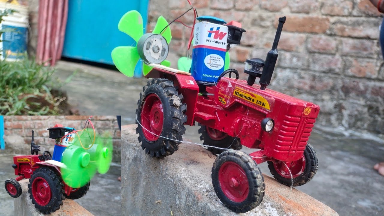 how to modify tractor with fan|diy project - YouTube