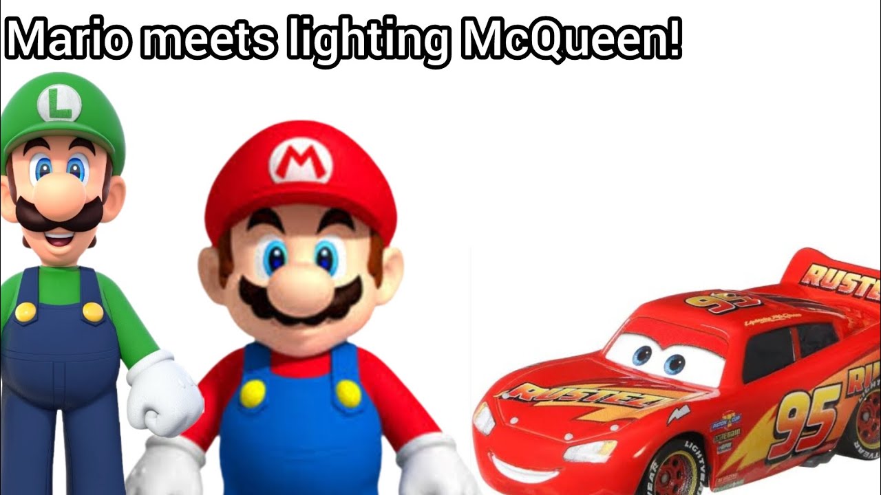 Mario meets lighting McQueen! - YouTube