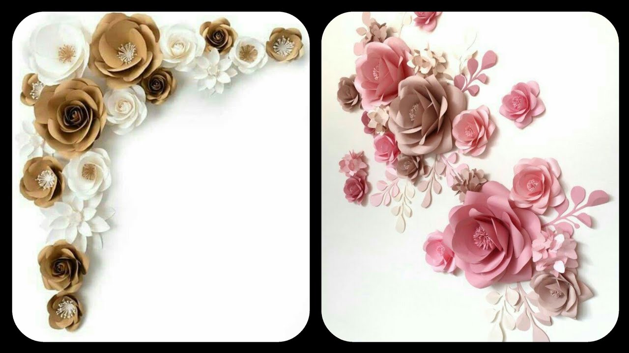 Most elegant paper chart wall decorations ideas - YouTube