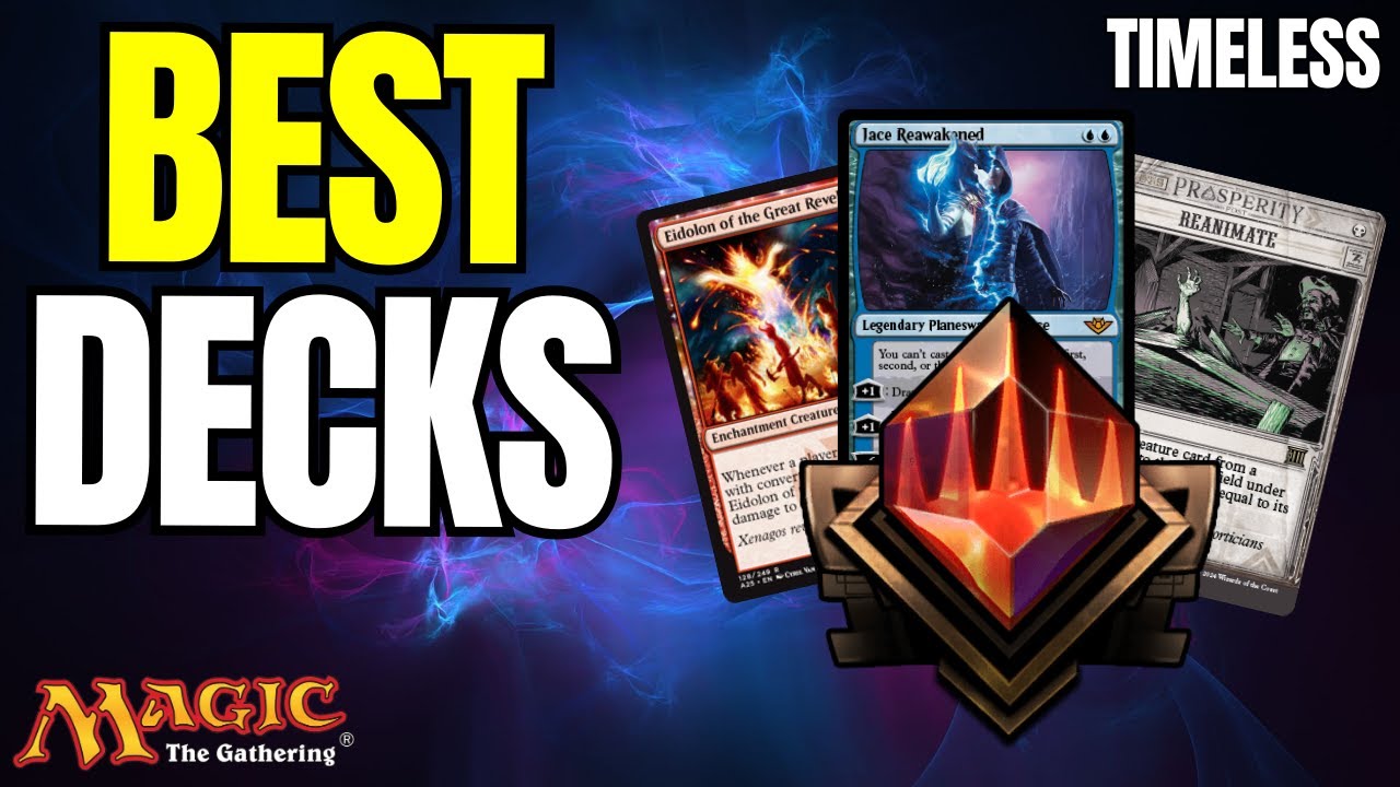 Top 10 Best Decks MTG Timeless | MTGA Ladder Win Rate Data - YouTube