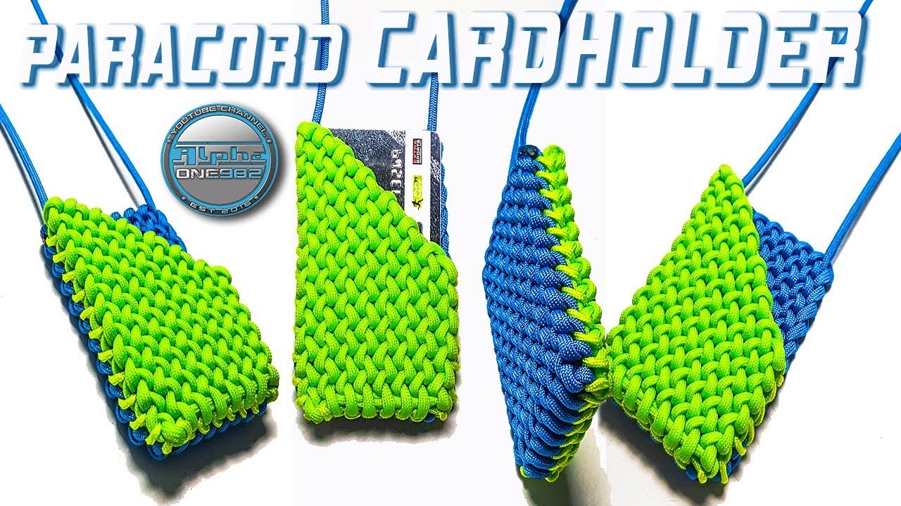 Paracord wallet, cardholder, paracord pouch DIY Paracord wallet World ...