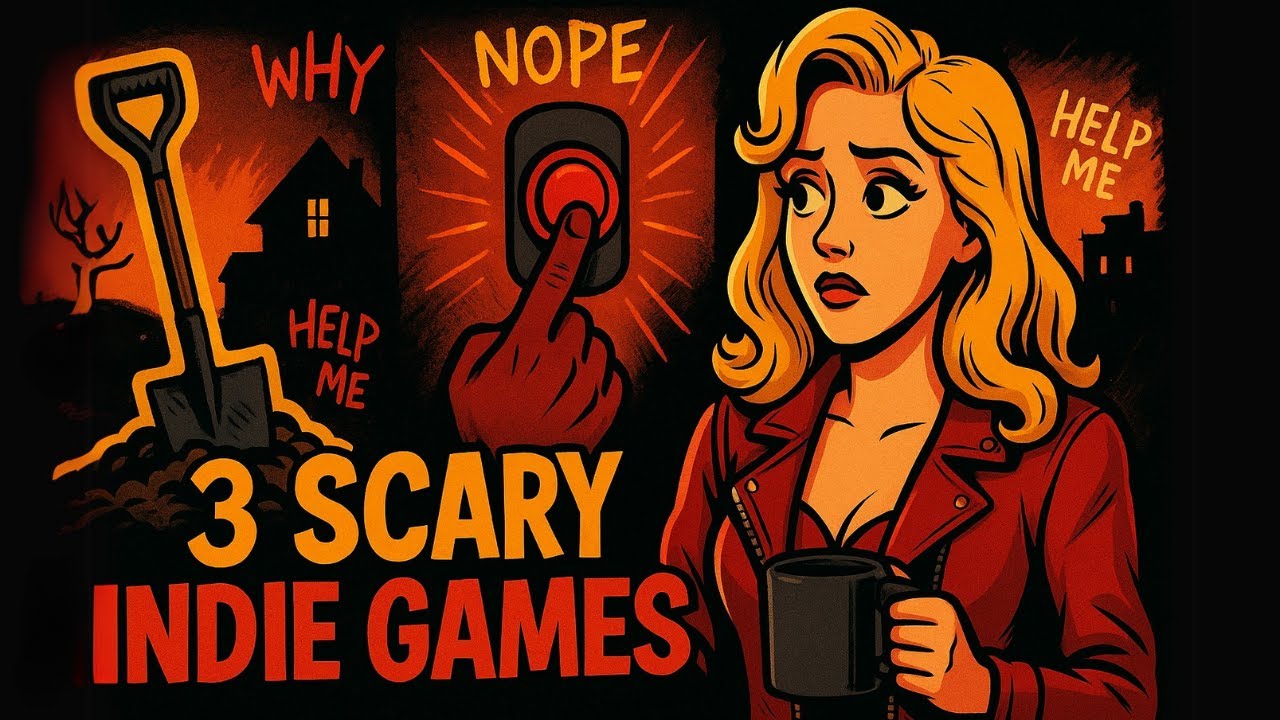 3 Scary Games #2 - Grave Mistakes and Elevator Demos - Digging Hours ...