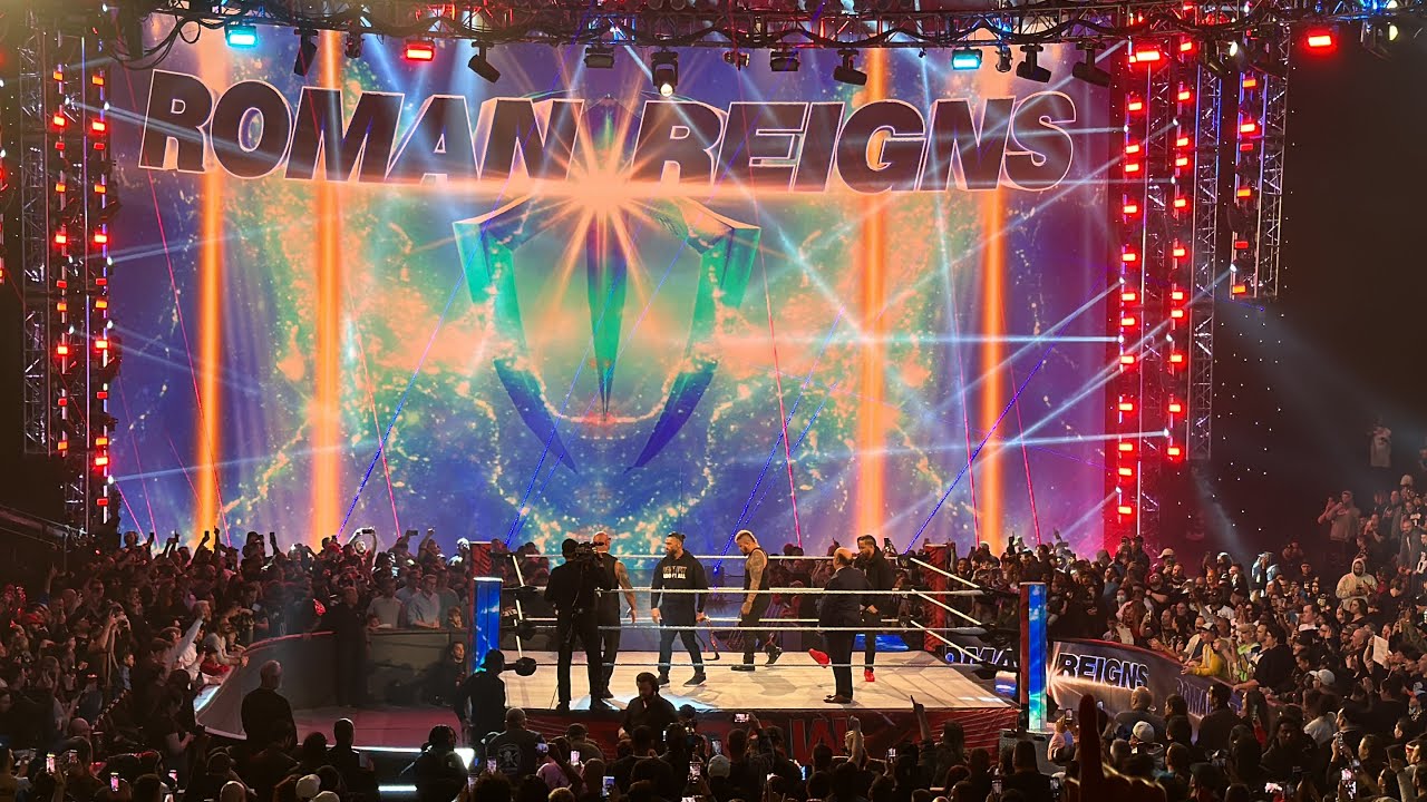 Roman Reigns Entrance - April 1st, 2024 - YouTube