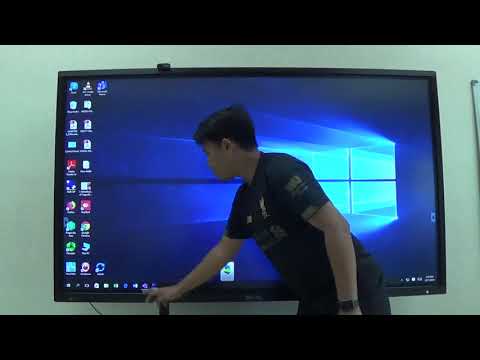 Smartboard Basic Power On & Screen Sharing Using Teams
