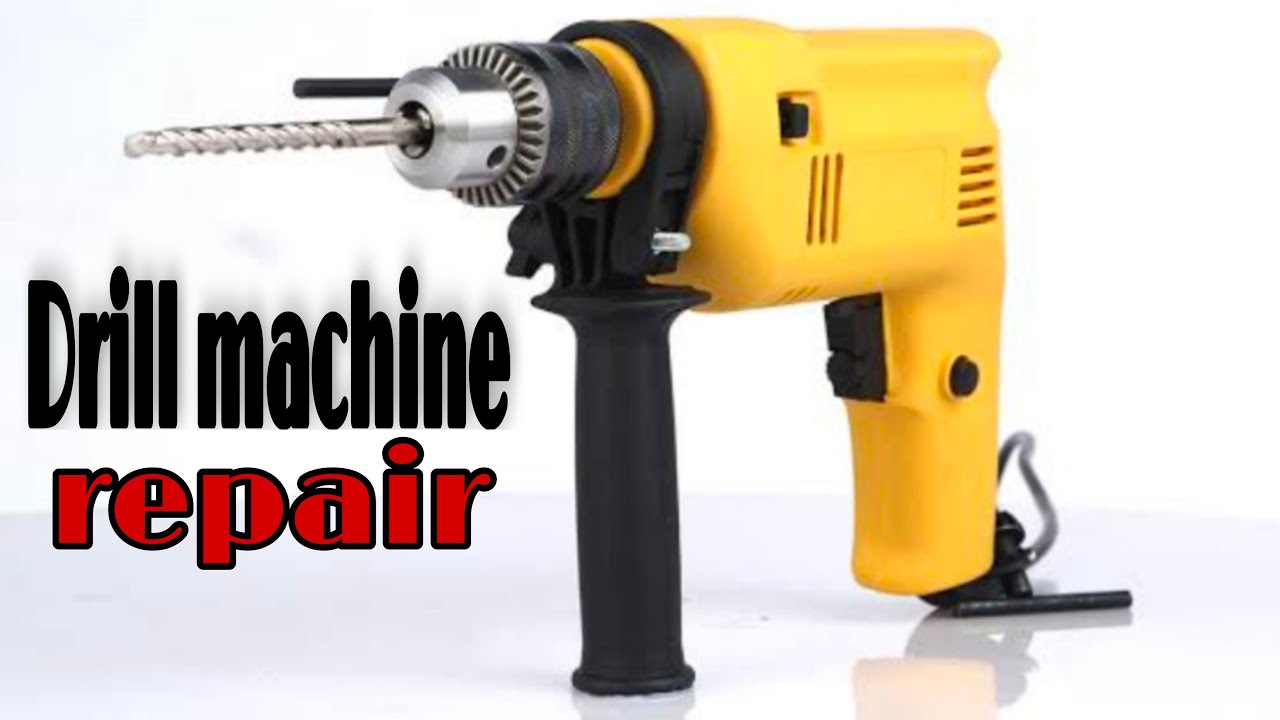 Drill machine repair - YouTube