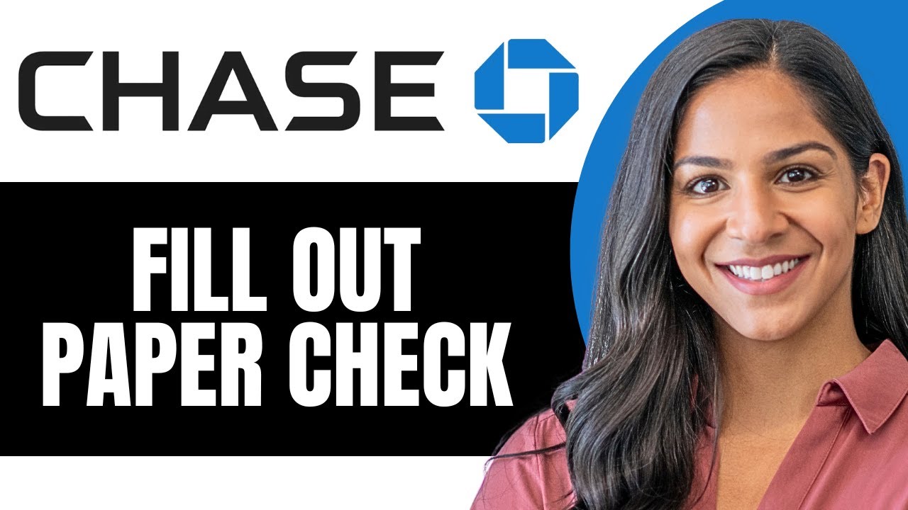 How To Fill Out Chase Paper Check - YouTube