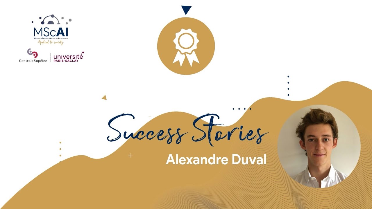MSc AI alumni Alexandre Duval's success story - YouTube