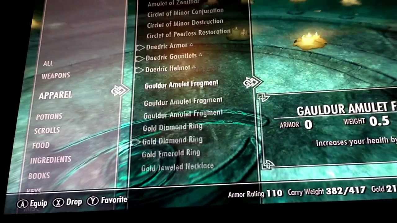 Skyrim: offering box broken! - YouTube