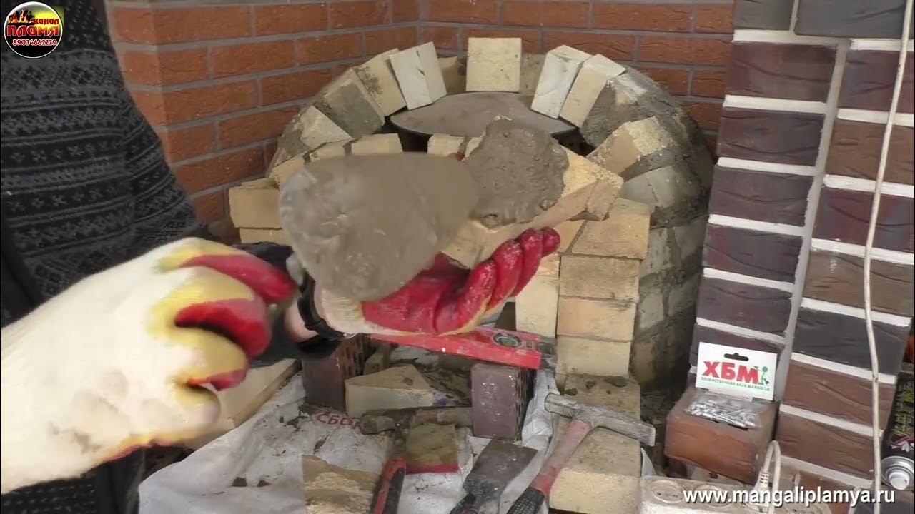 Помпейская печка Михалыча сборка своими руками My first Brick Pizza ...