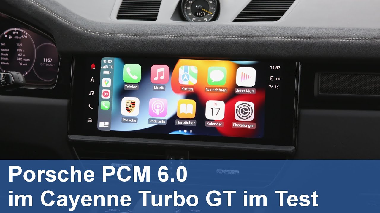 Porsche PCM 6.0 im Cayenne Turbo GT im Test - YouTube