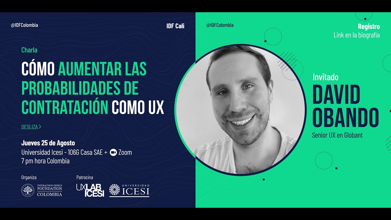 Cómo Aumentar las probabilidades de contratación como UX - David Obando ...