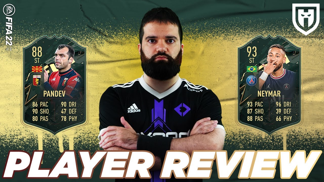 PANDEV 88 E NEYMAR 93 WINTER WILDCARD /// FIFA 22 PLAYERS REVIEW - YouTube
