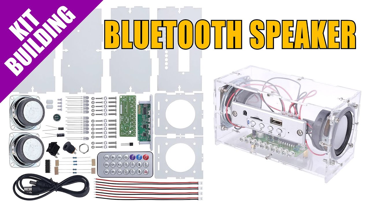 Building Bluetooth Speakers Kit [LIVE] - YouTube