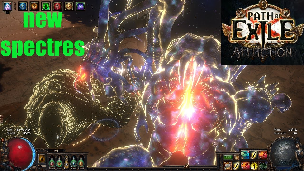 [Path of Exile 3.23] New Spectres & 88% ele res in Affliction League ...