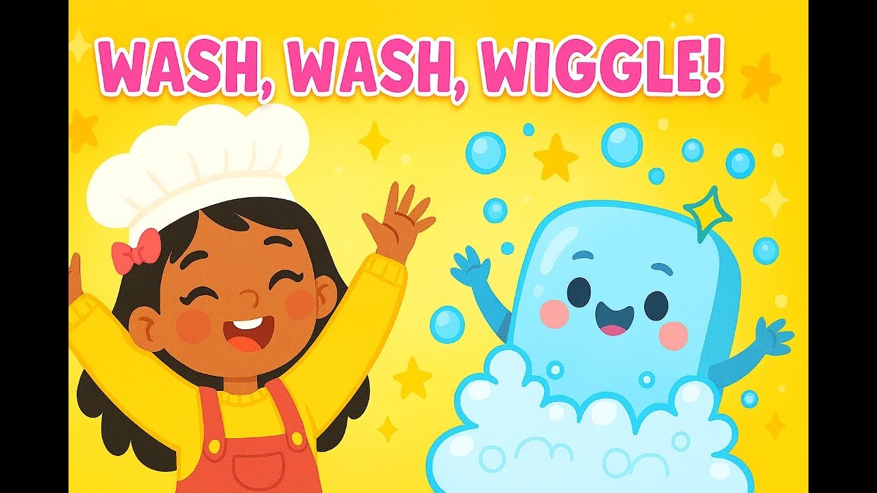 Wash, Wash, Wiggle! | Fun Preschool Handwashing Song & Dance - YouTube