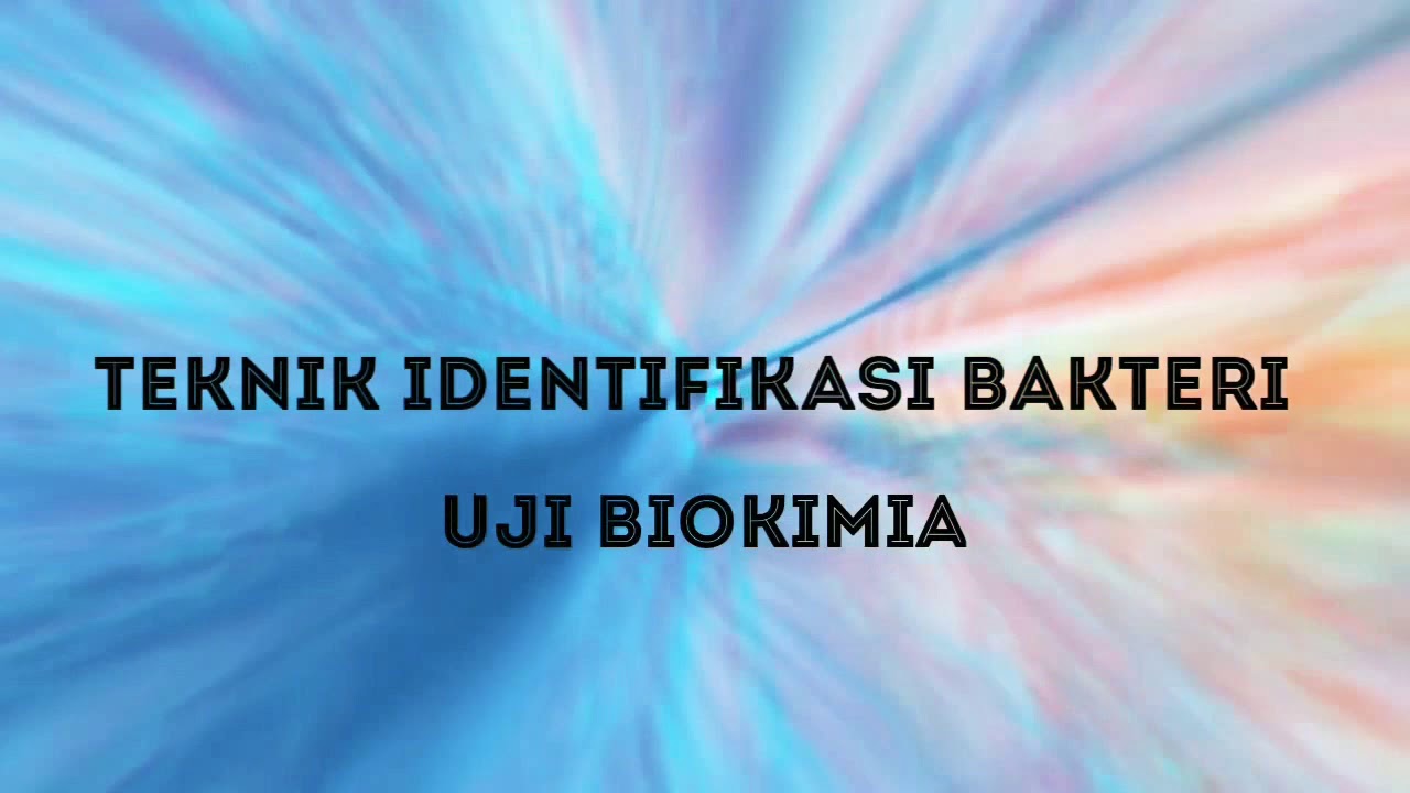 Teknik identifikasi bakteri ( uji biokimia ) S1 -2C. STIFAR - YouTube