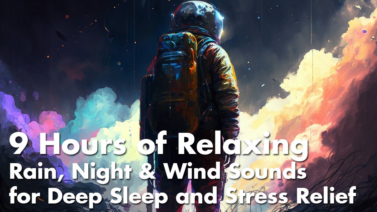 Relaxing Rain, Night, and Wind Sounds for Deep Sleep and Stress Relief ...