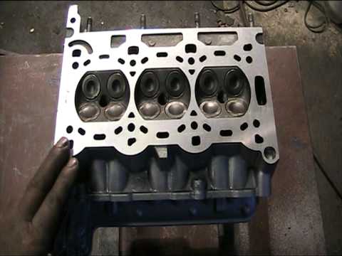 engine rebuild cylinder head rebuilt part 4 - YouTube