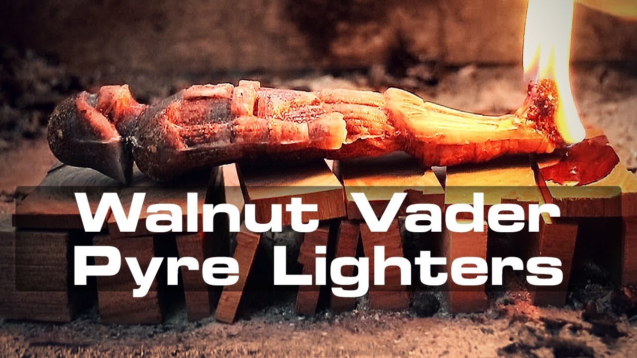 Darth Vader Pyre Lighters From Wax and Walnut - YouTube